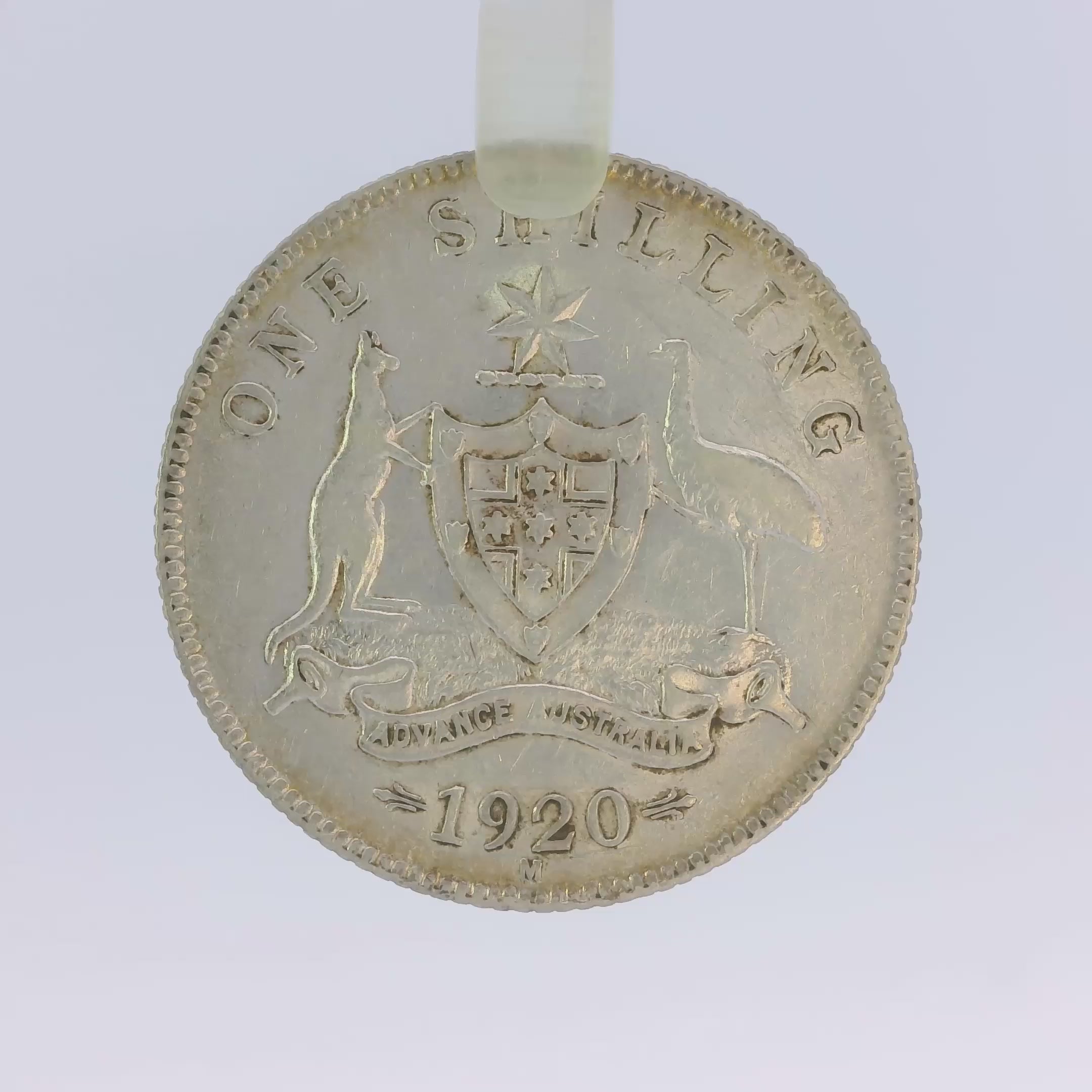 1920 Shilling Coin - good Very Fine – Elliottsnumismatics